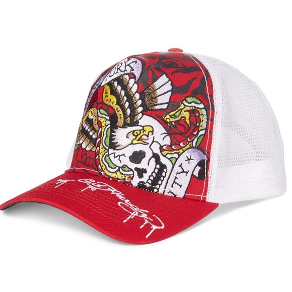 Ed Hardy | Accessories | Ed Hardy Mens Throwback Embroidered Eagle ...